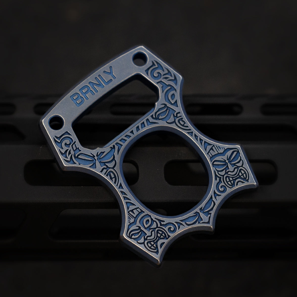 Titanium Ti2 x BRNLY Cypop -- Tiki (Ano Blue) – Ti2 Design