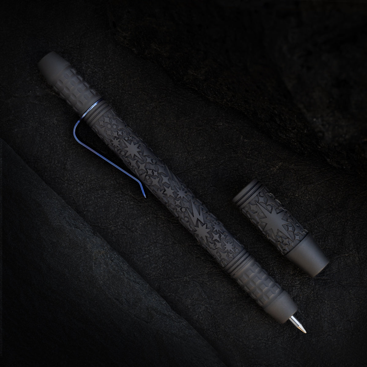 Titanium TechLiner Grid Pen -- Galaxy LE (Black TRD) – Ti2 Design