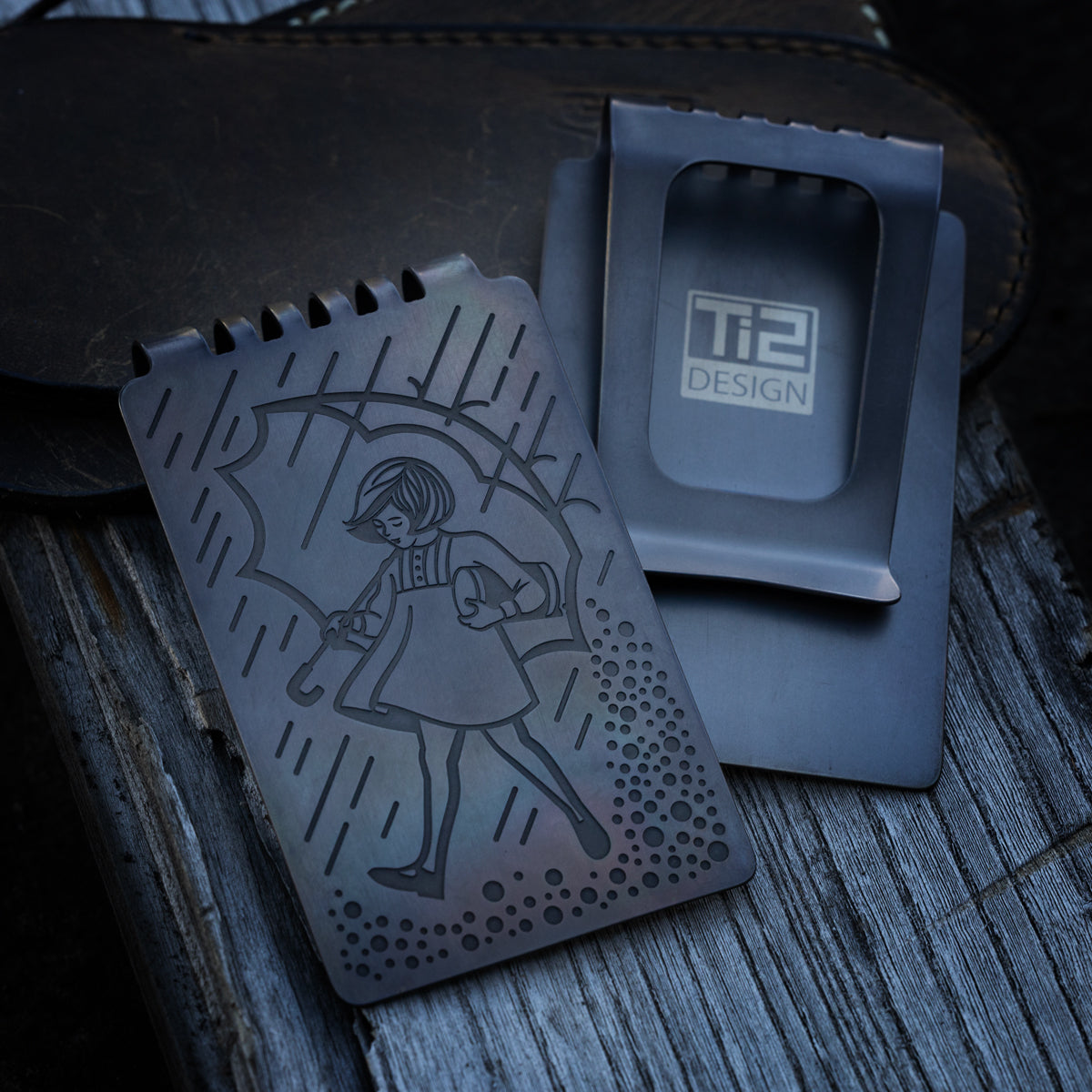 Minimalist Wallet LE Series -- Salt Girl (FallOut TRD) – Ti2 Design