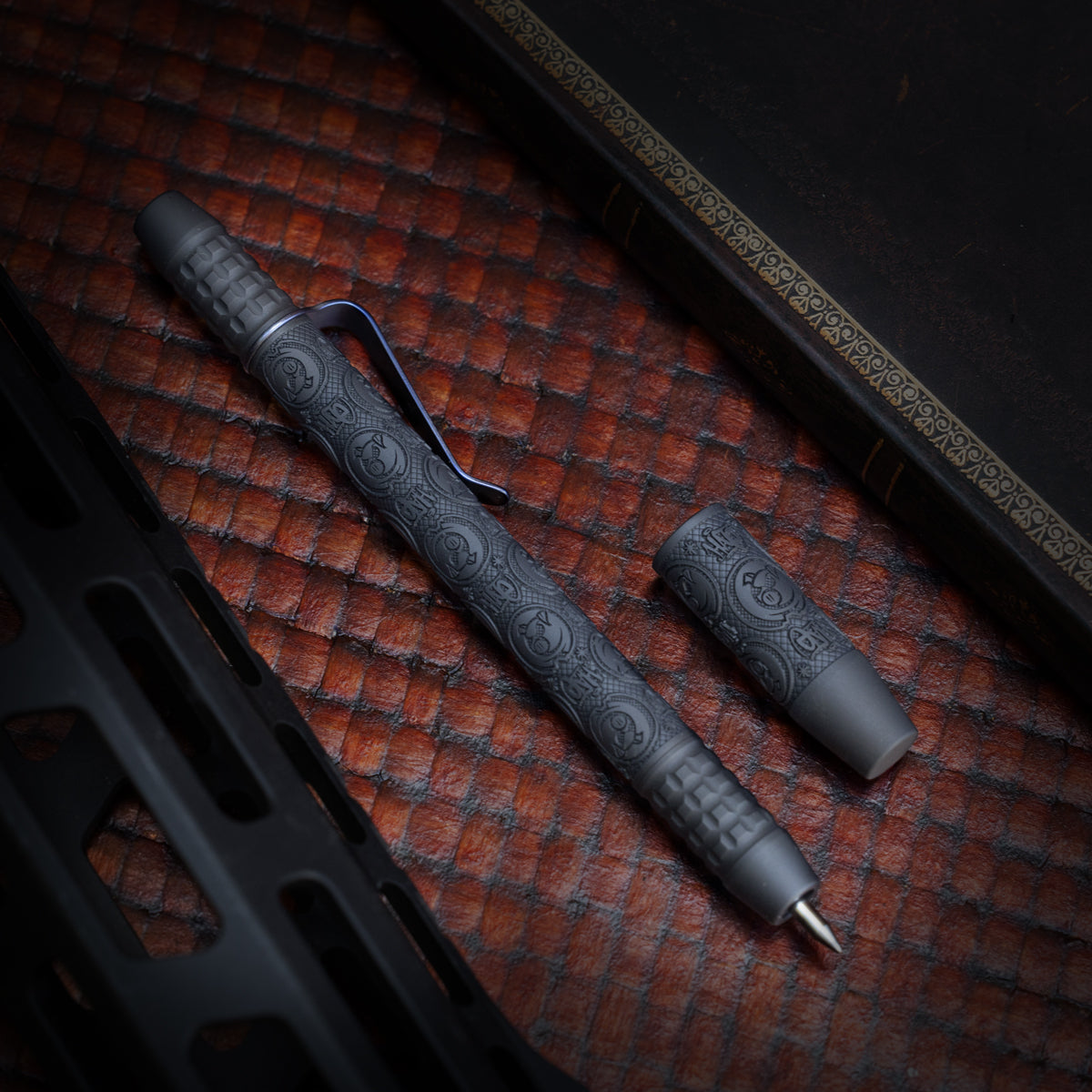 Titanium TechLiner Grid Pen -- HateDust (Black TRD) – Ti2 Design