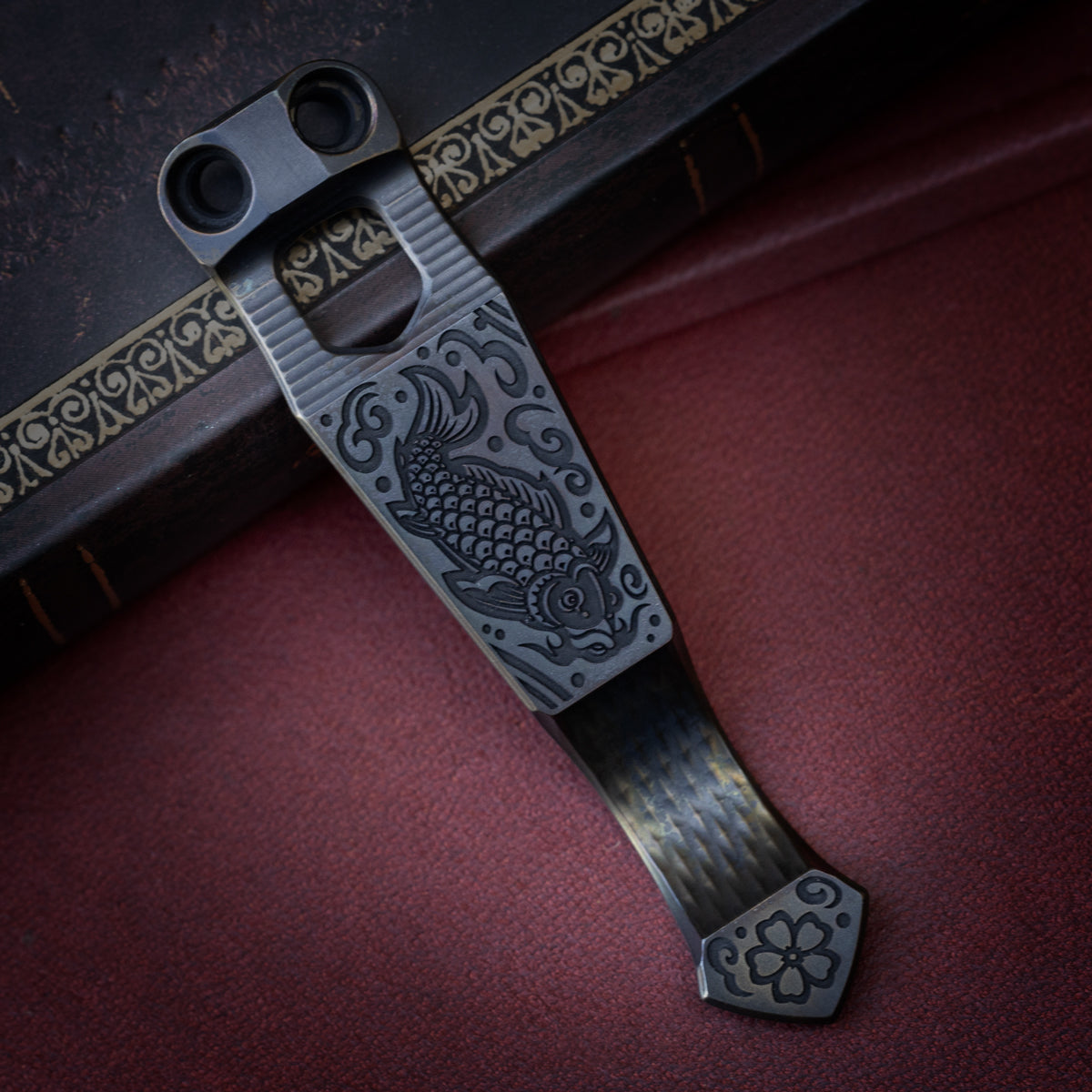 Steel Flame x Ti2 -- 2 Hole Koi Clip (FallOut TRD) – Ti2 Design