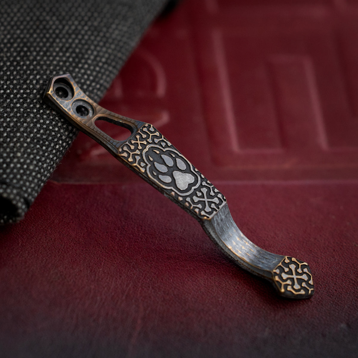 Steel Flame x Ti2 -- 2 Hole Paw Clip (FallOut TRD) – Ti2 Design