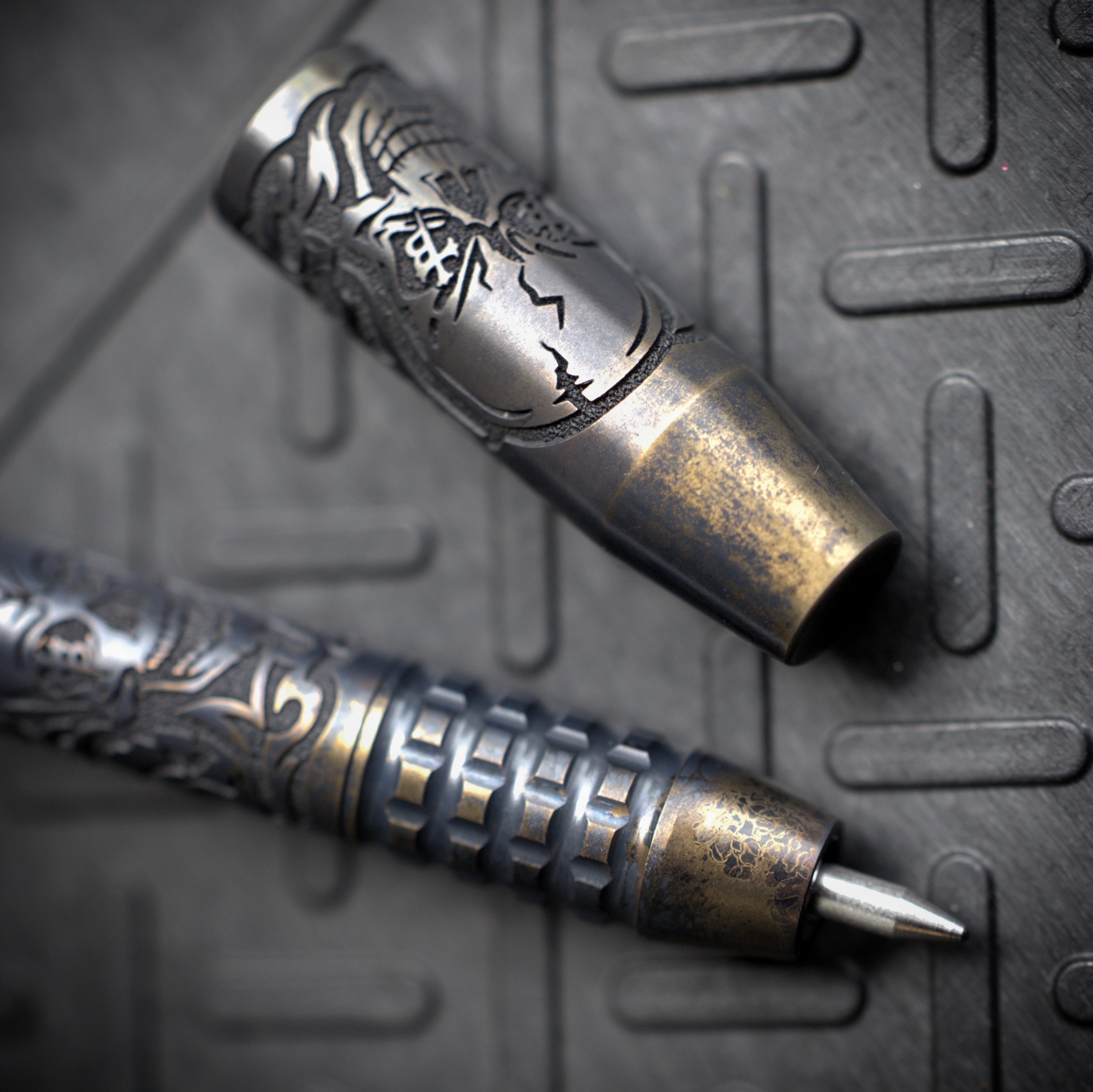 TechLiner Grid -- Borka Skulls LE Titanium (FallOut TRD) – Ti2 Design